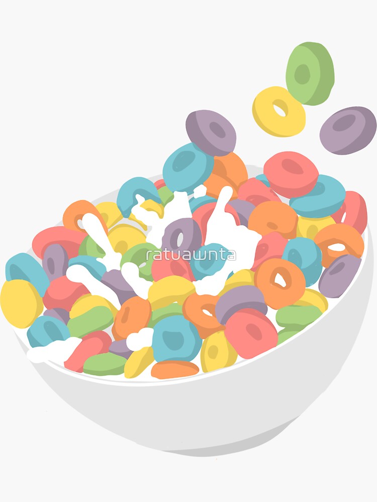 "Cereals" Sticker for Sale by ratuawnta | Redbubble