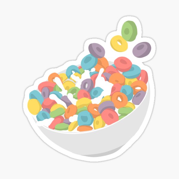 "Cereals" Sticker for Sale by ratuawnta | Redbubble