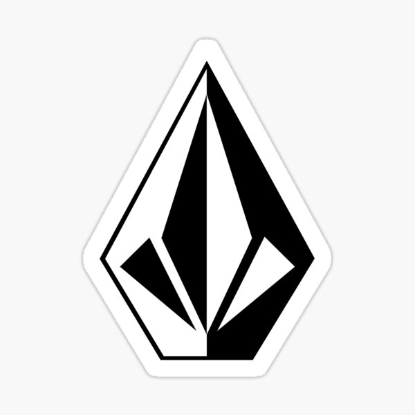"white volcom logo" Sticker for Sale by dolora1 | Redbubble