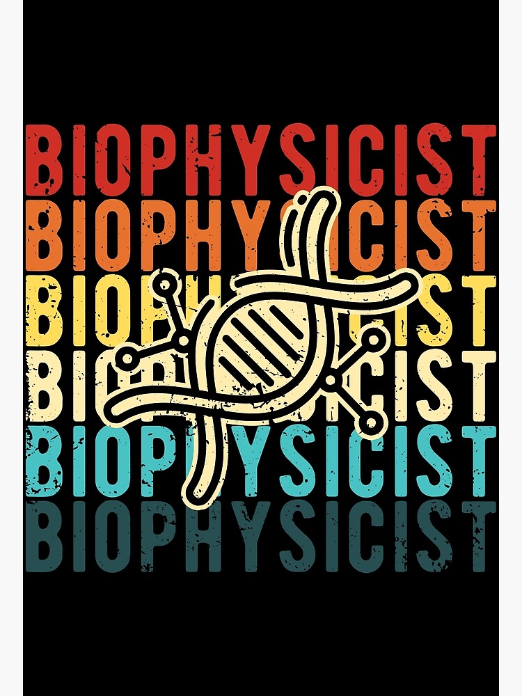 "Biophysics Retro Biophysicist Vintage " Poster for Sale by NestaReign ...