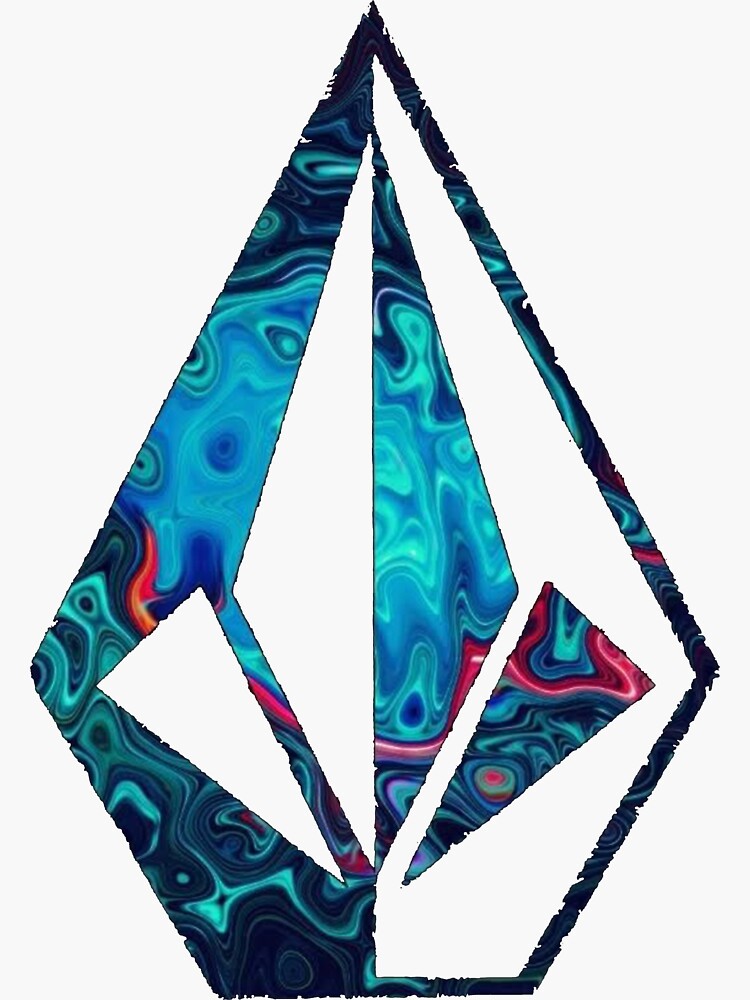 "best of blue volcom art logo" Sticker for Sale by dolora1 | Redbubble
