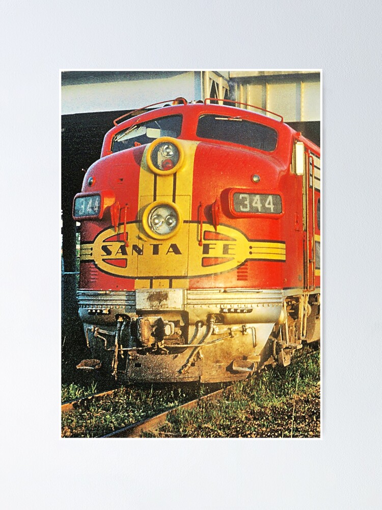 "Vintage poster locomotive diesel locomotive usa trains usa train usa ...