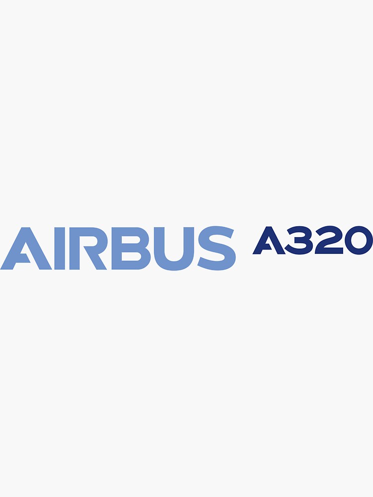 "Airbus A320" Sticker for Sale by ashwinShop | Redbubble