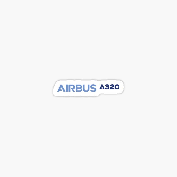 "Airbus A320" Sticker for Sale by ashwinShop | Redbubble