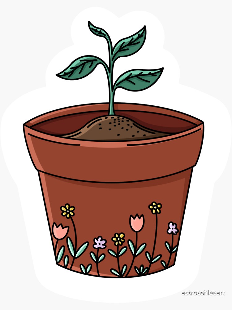 "Sprout " Sticker for Sale by astroashleeart | Redbubble