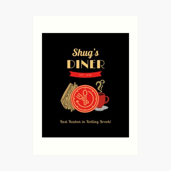 "Shug's Diner Logo" Art Print for Sale by JulietteEmmelen | Redbubble