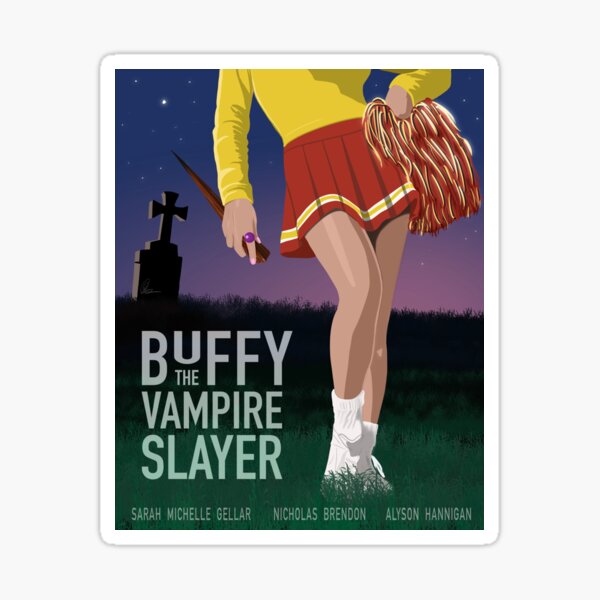 "buffy the vampire slayer" Sticker for Sale by Alex-B-Russo | Redbubble