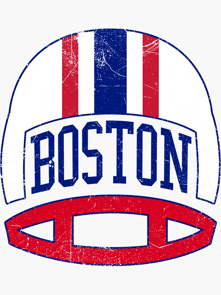 "Boston Retro Helmet" Sticker for Sale by ArielDaniel | Redbubble