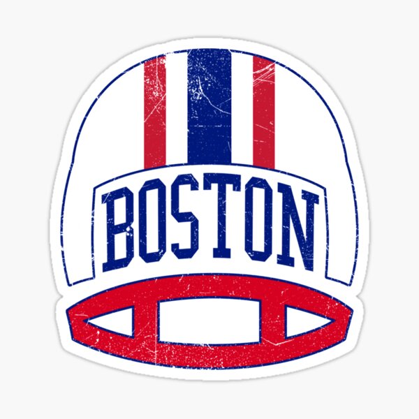 "Boston Retro Helmet" Sticker for Sale by ArielDaniel | Redbubble