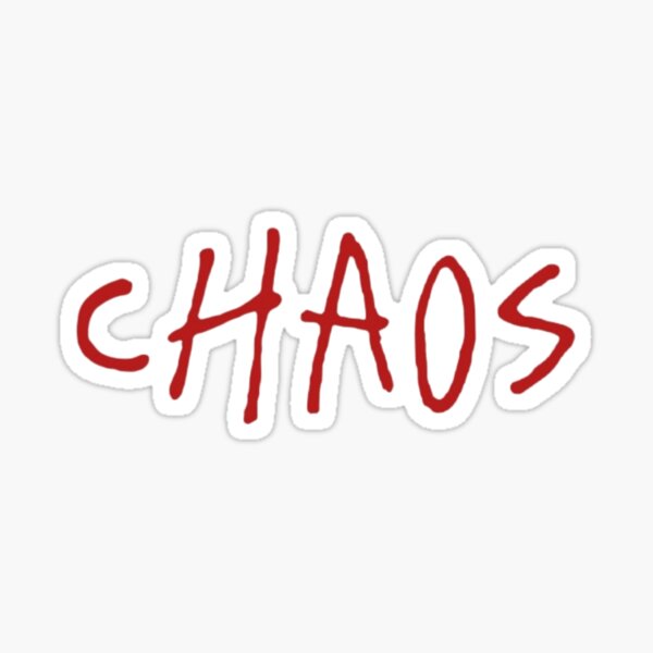 " Chaos" Sticker for Sale by Maurizumono2 | Redbubble