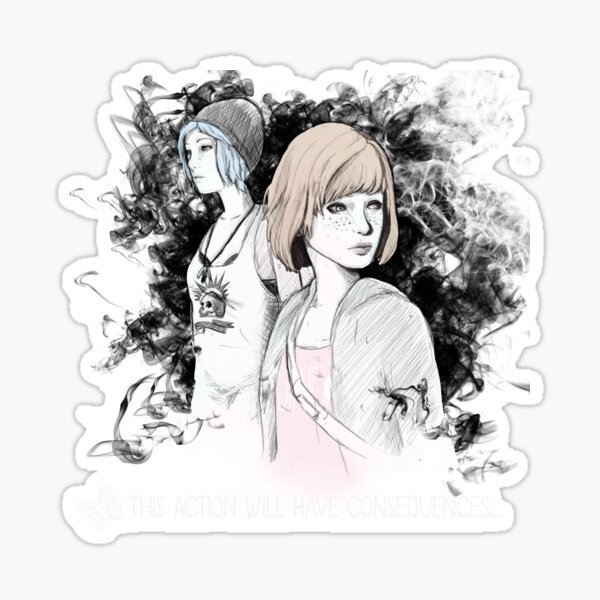 "Life is strange tribute" Sticker by Ewelsart | Redbubble
