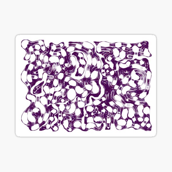 "Overflow, The Abstract Collection" Sticker for Sale by GhostofLilith ...