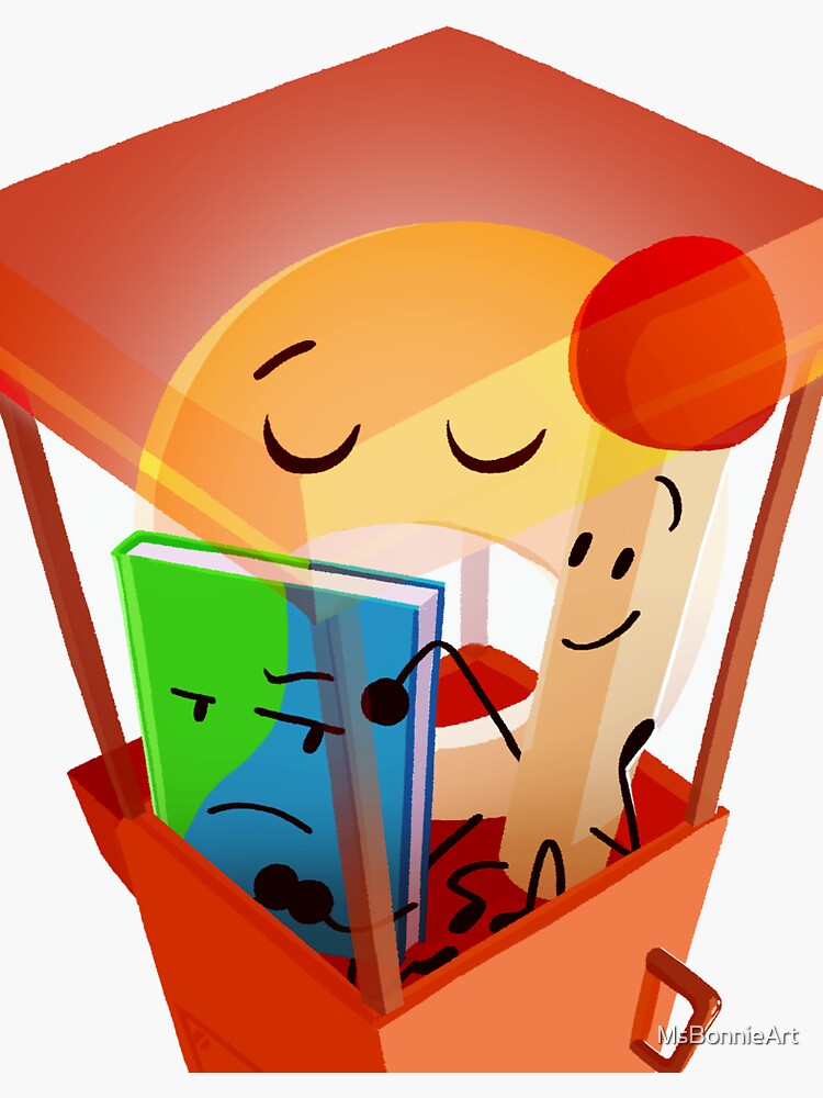 "BFDI: Claustrophobe's Nightmare" Sticker for Sale by MsBonnie | Redbubble