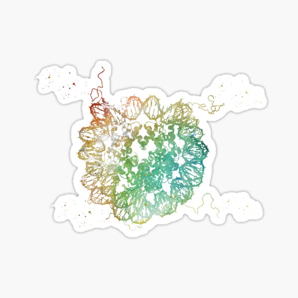 "DNA Crystal Structure" Sticker for Sale by erzebetth | Redbubble