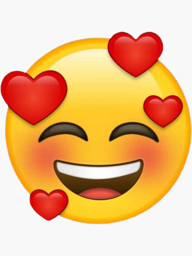 "Sweet love emoji" Sticker for Sale by emojiss | Redbubble