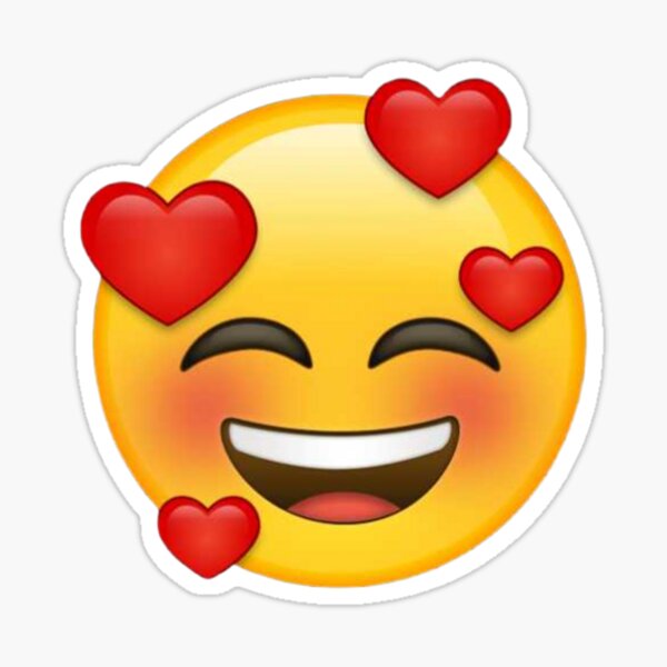 "Sweet love emoji" Sticker for Sale by emojiss | Redbubble