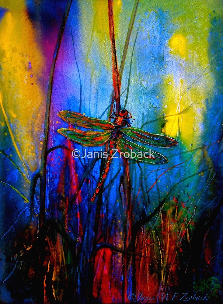 "Early One Morning..Dragonfly Towards The Light #5" by ©Janis Zroback ...