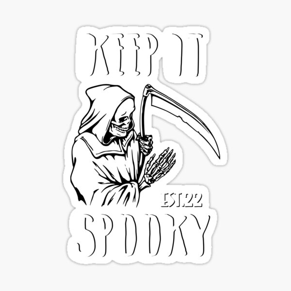 "KEEP IT SPOOKY" Sticker for Sale by GAADesignz | Redbubble