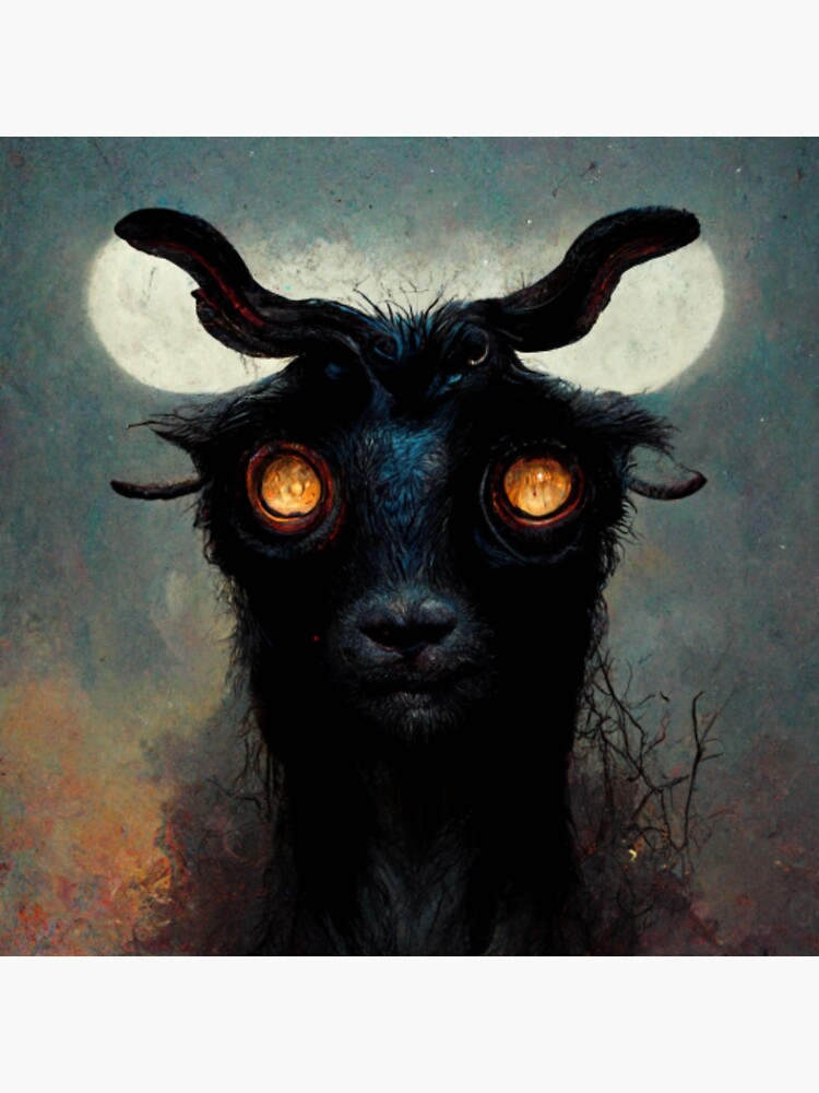 "Mister Goat" Sticker for Sale by Aviatier | Redbubble