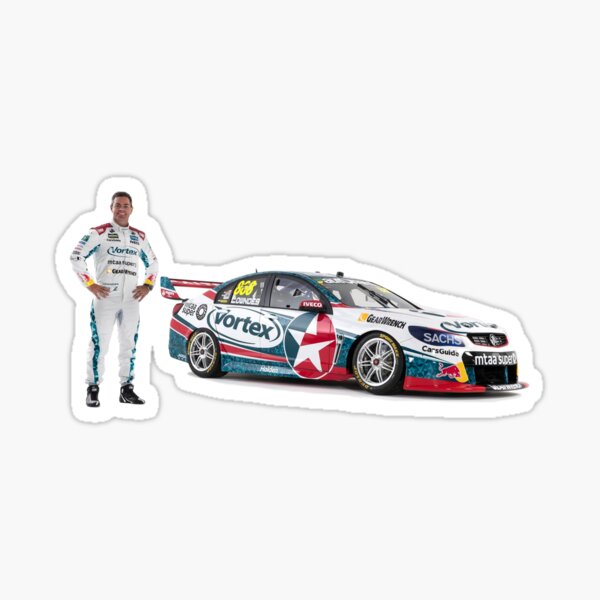 "Craig Lowndes V8 Supercars 2017" Sticker for Sale by mal108 | Redbubble