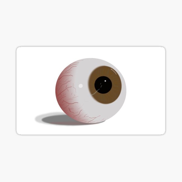 "Eyeball " Sticker for Sale by Sh400r | Redbubble