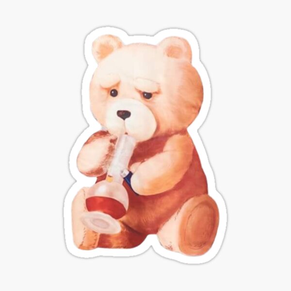 "Bad Teddy" Sticker for Sale by ReagarSouthgate | Redbubble