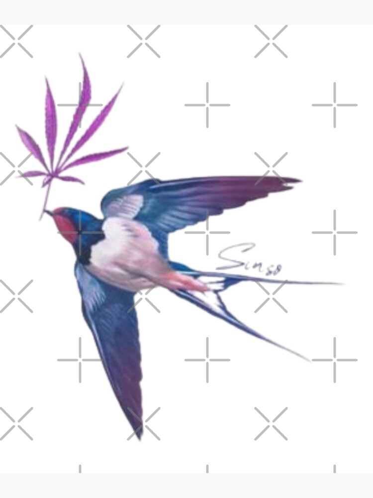 "Bird cannabis" Poster for Sale by ReagarSouthgate | Redbubble