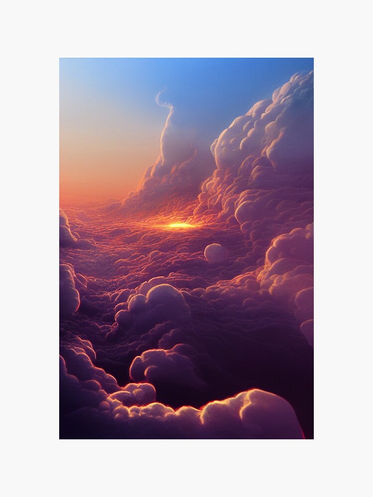 "the end of time, ray traced," Sticker for Sale by dicerxiang | Redbubble