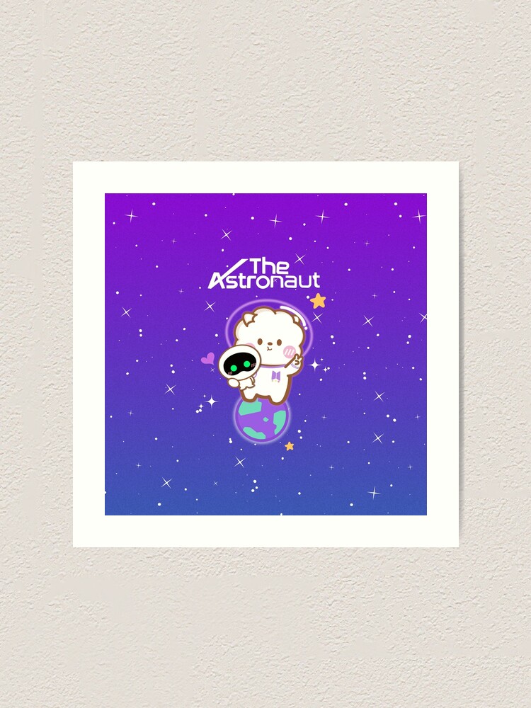 "Jin The Astronaut - Jin Solo - Cute BTS Baby BT21 RJ and Wootteo" Art ...