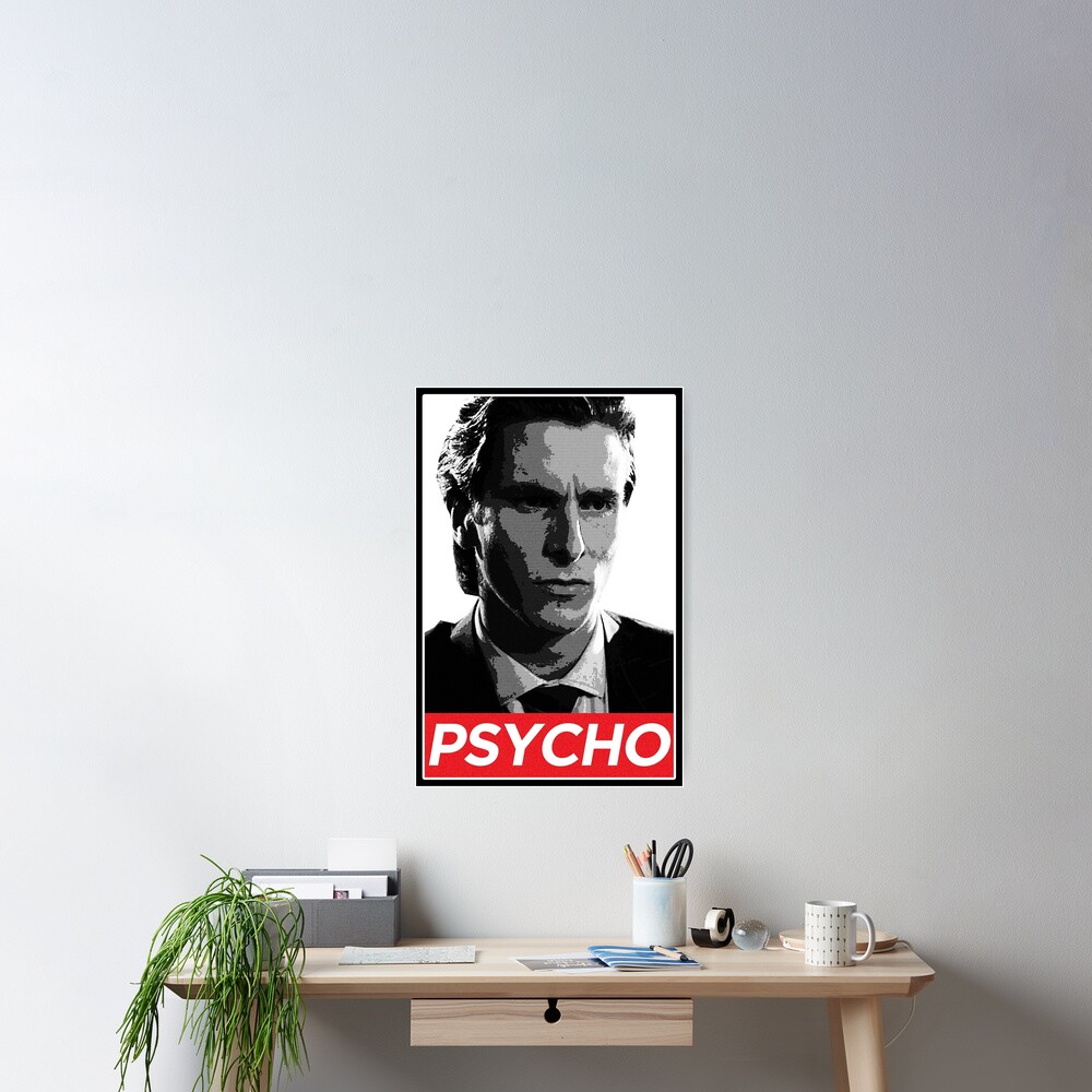 "Patrick Bateman American Psycho" Poster for Sale by VVdesigns | Redbubble