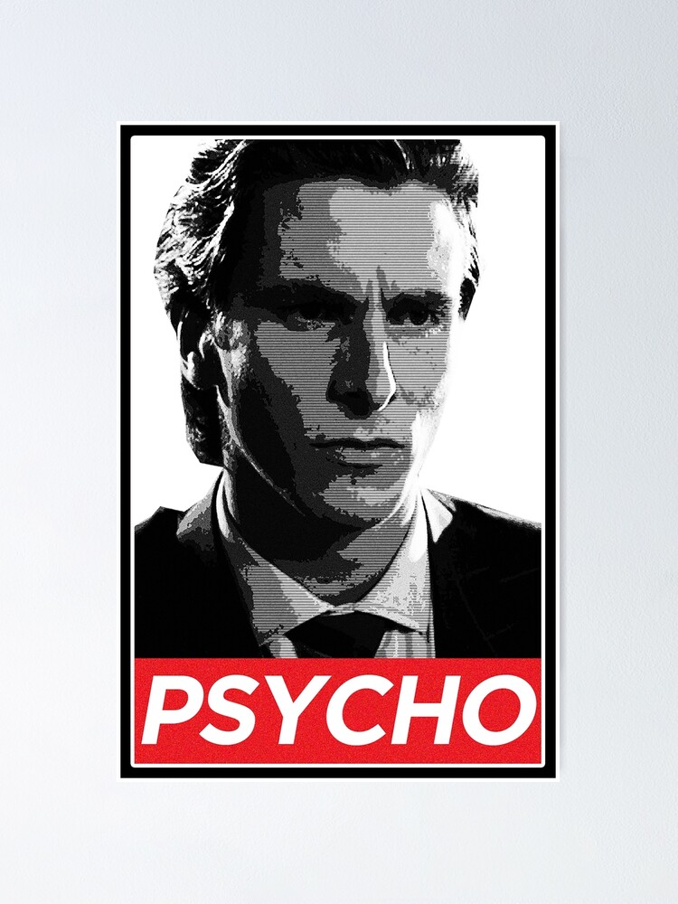 "Patrick Bateman American Psycho" Poster for Sale by VVdesigns | Redbubble