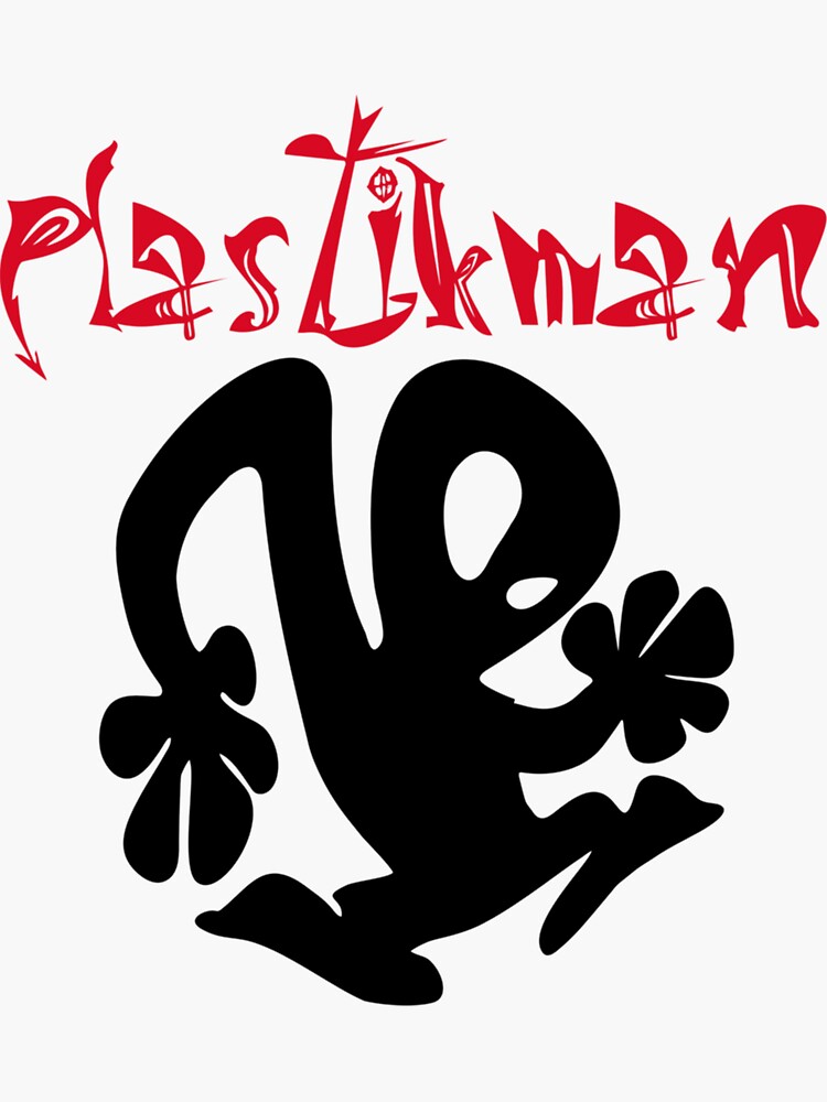 "Plastikman (Black Version) " Sticker for Sale by gunkk1006 | Redbubble
