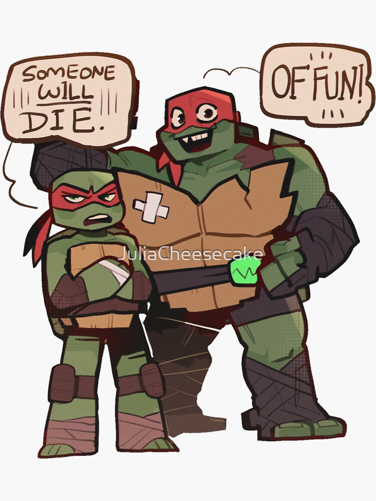 "2012 and Rise Raph" Sticker by JuliaCheesecake | Redbubble