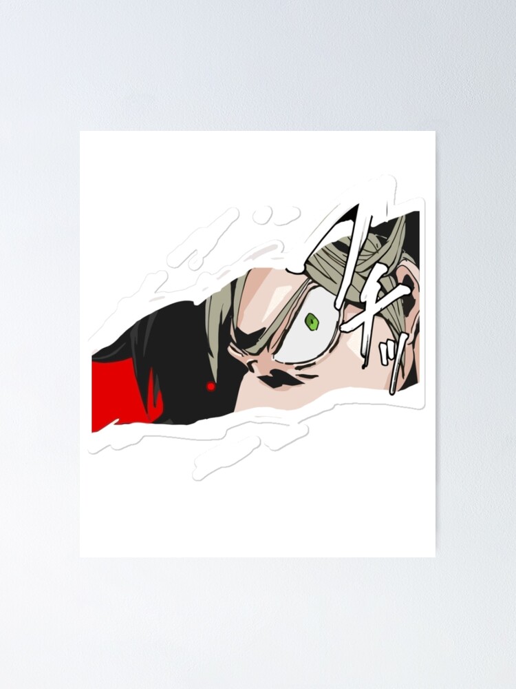 "Black Clover Asta - Demon Form Sticker" Poster for Sale by lionjak ...