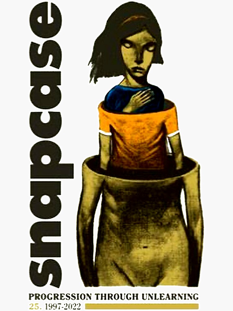 "progressing through unlearning snapcase band" Sticker for Sale by ...