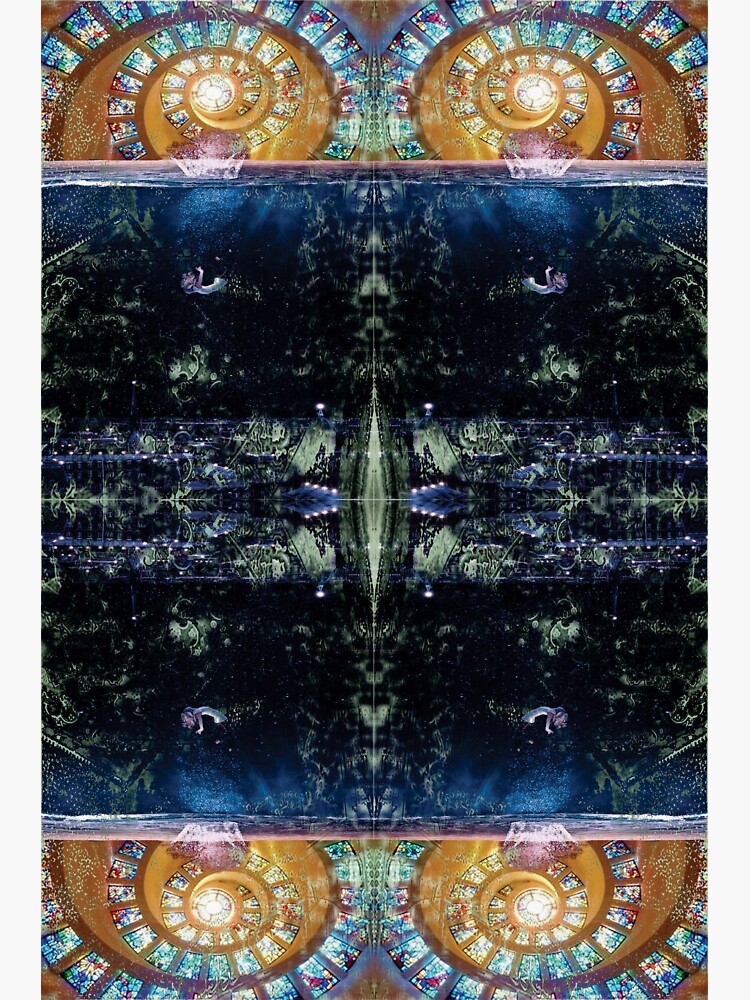 "Psychedelic Geometry" Sticker for Sale by PapiloArt | Redbubble