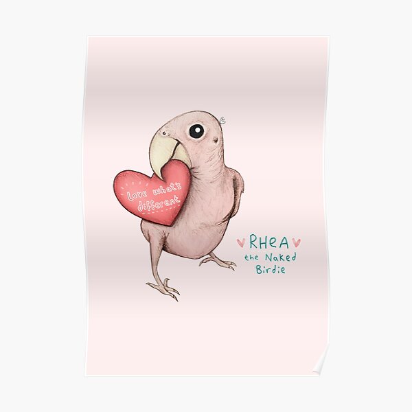 "Rhea - Love What's Different" Poster by SophieCorrigan | Redbubble