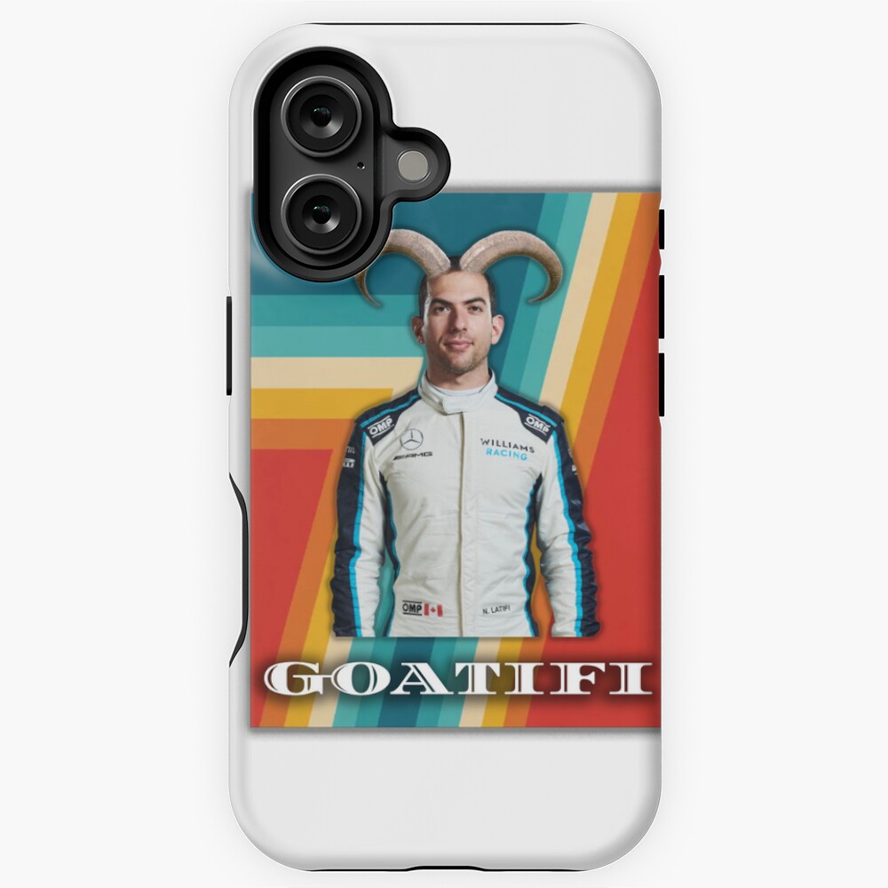 "Nicholas Latifi Goatifi meme" Sticker for Sale by One-True-North ...