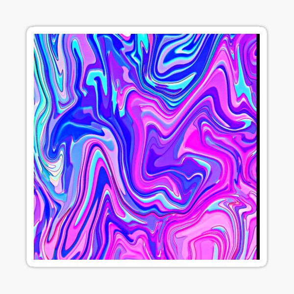 "3D Liquid Art | Trippy Liquid Art | StokedUpArt" Sticker for Sale by ...