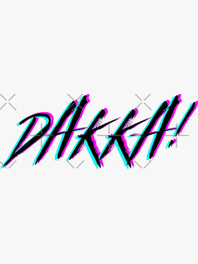 "DAKKA! - Funny 40k Ork" Sticker for Sale by maizo | Redbubble