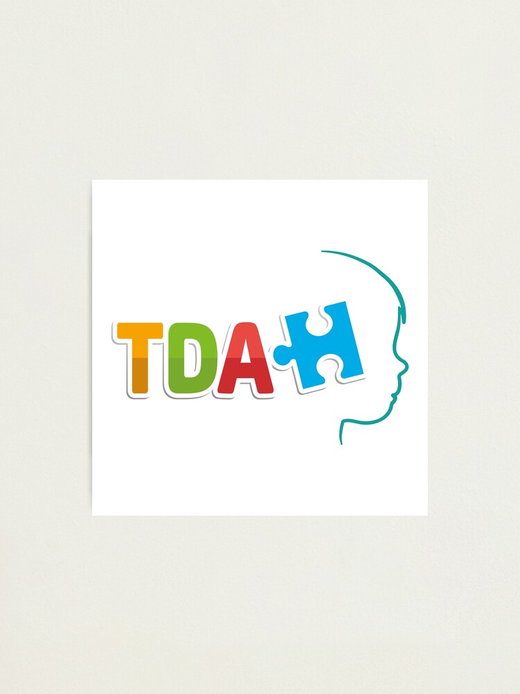 Lámina fotográfica «Símbolo de conciencia de TDHA infantil. Ideal para ...