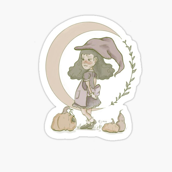 "harvest witch" Sticker for Sale by hvr-art | Redbubble