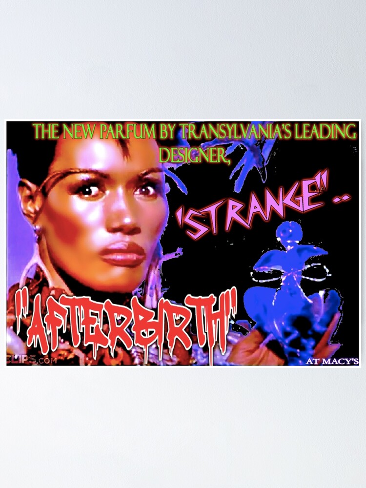 "GRACE JONES STRANGE' BOOMERANG" Poster for Sale by promoboy | Redbubble