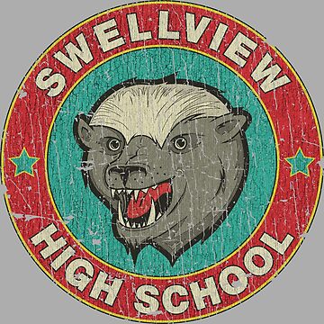 "Swellview High School 2014" Sticker for Sale by AstroZombie6669 ...