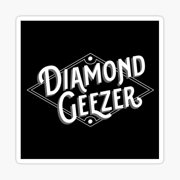 "Diamond Geezer" Sticker for Sale by JPJanetPenny | Redbubble