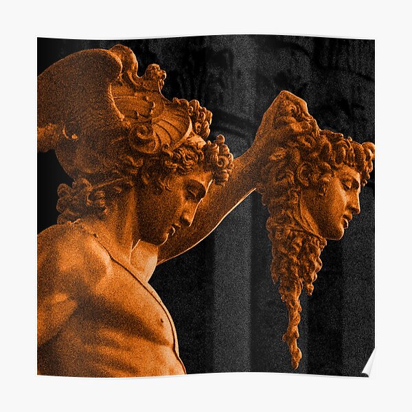 "Perseus with the head of Medusa" Poster for Sale by sirglennbo | Redbubble