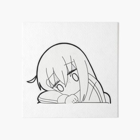 "Bocchi the Rock! | Sad Bocchi" Art Board Print for Sale by ...