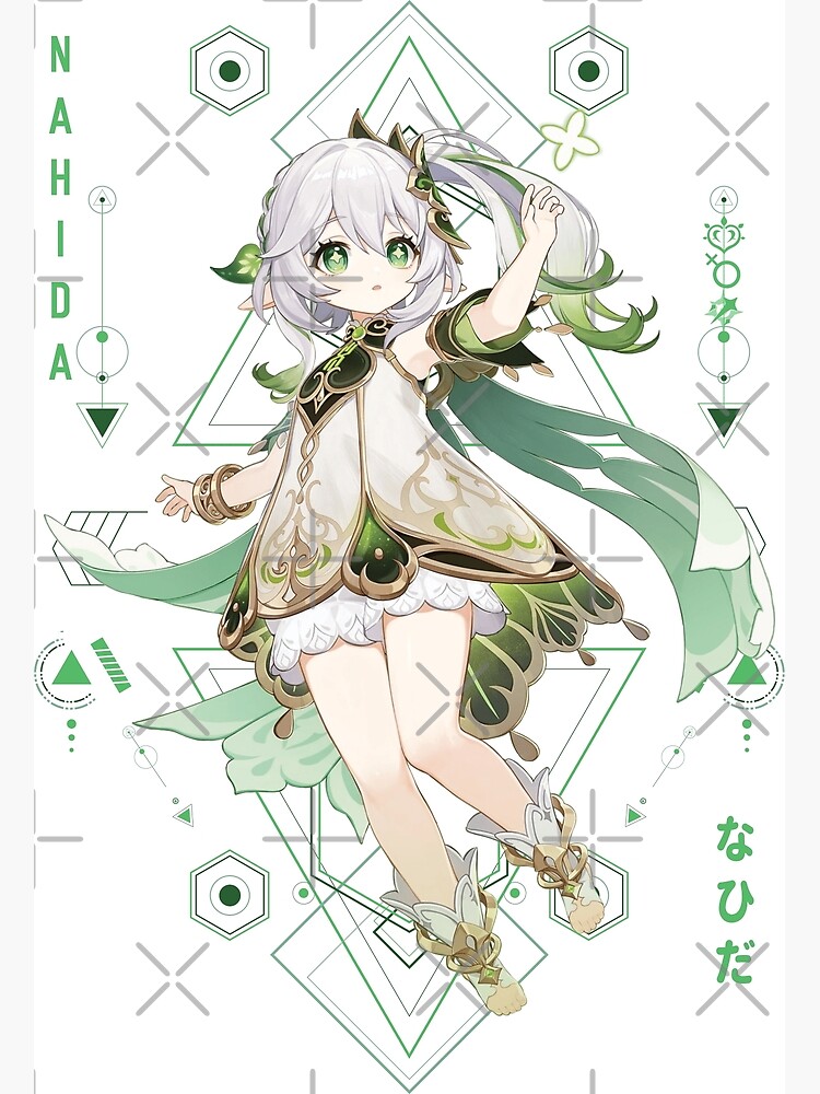 "Nahida Sacred Geometry | Genshin Impact" Art Print for Sale by B-love ...