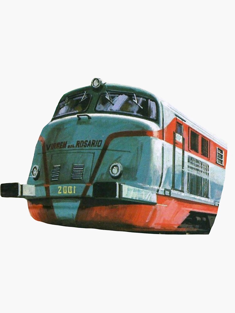 "Virgen del Rosario Talgo trains train Spain railway" Sticker for Sale ...