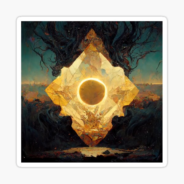 "Eclipse" Sticker for Sale by jamethy-art | Redbubble
